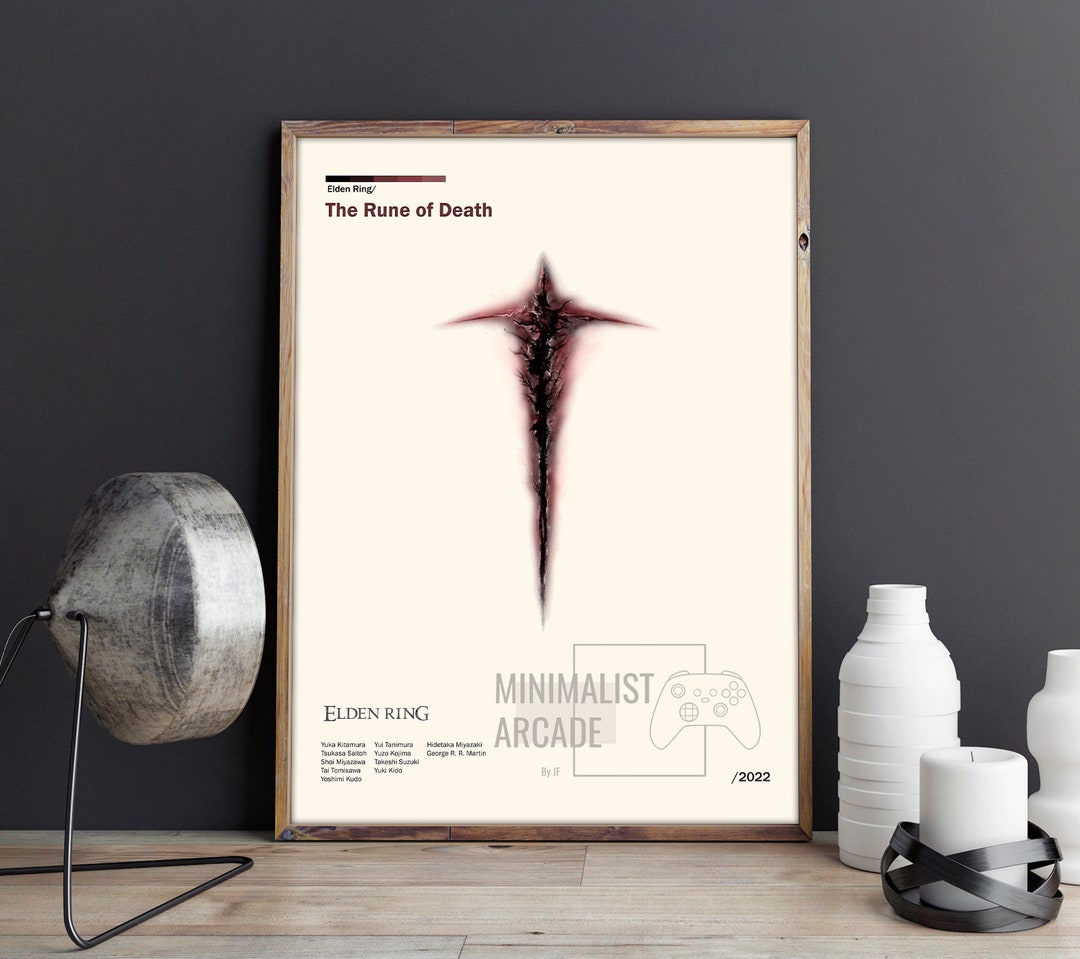 The Rune of Death Elden Ring Minimal Poster - Etsy Australia