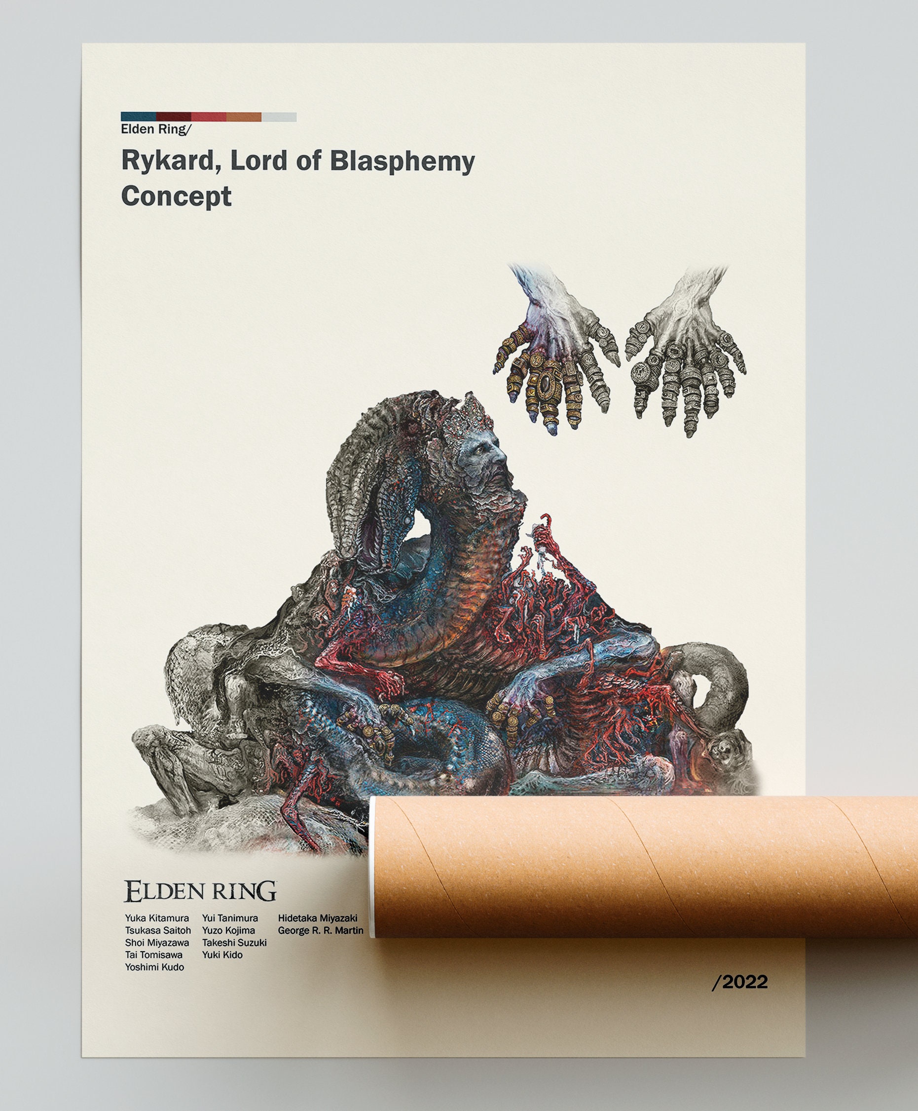 Rykard, Lord of Blasphemy Concept - Elden Ring Minimal Poster - Etsy