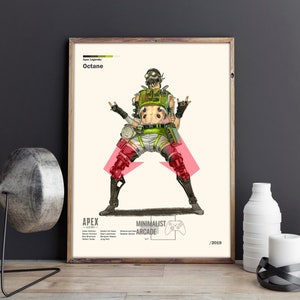 Octane Apex Legends Minimal Poster - Etsy