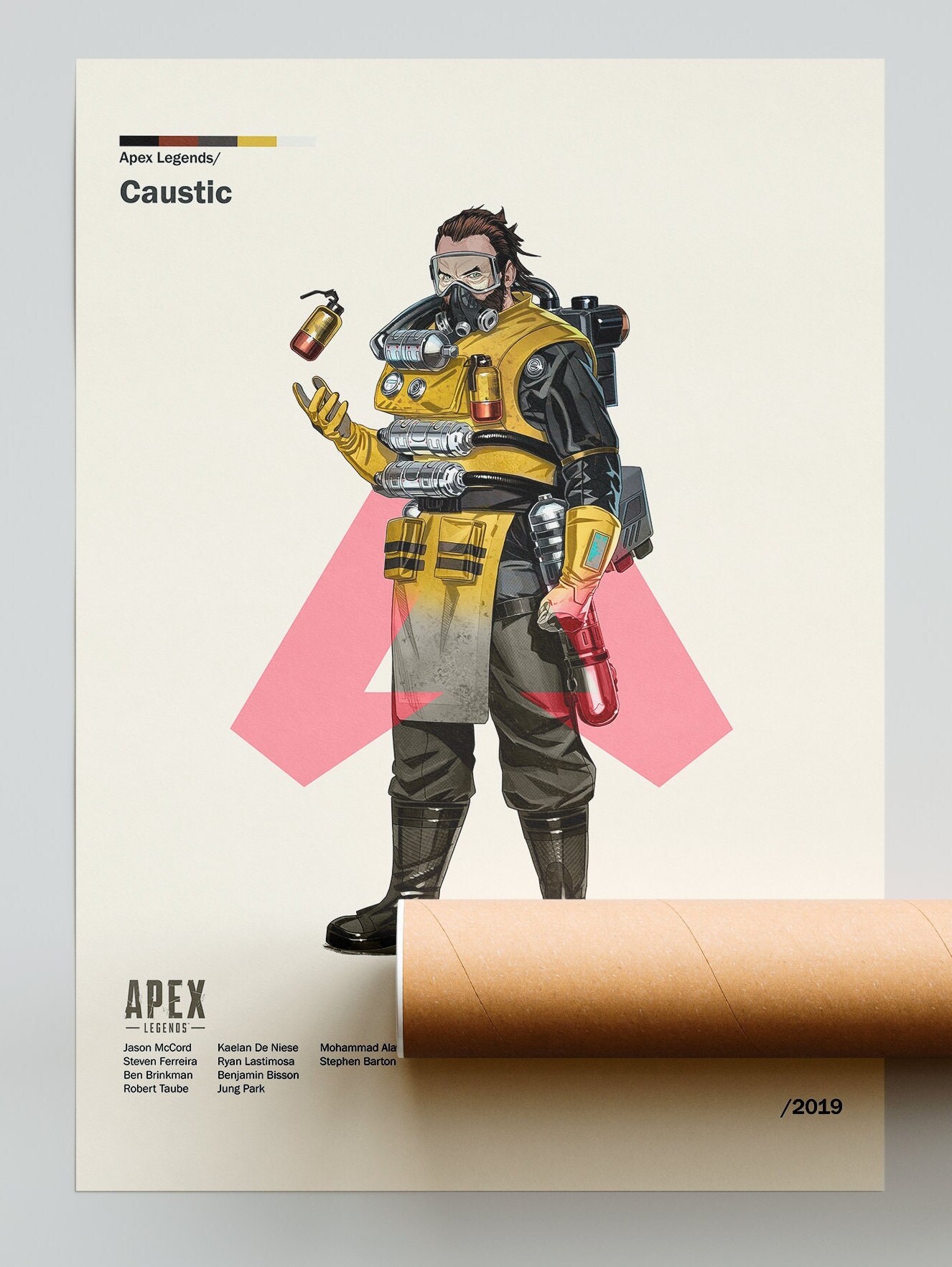 Caustic Apex Legends Minimal Poster - Etsy
