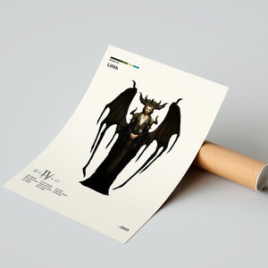 Lilith Diablo IV Minimal Poster - Etsy