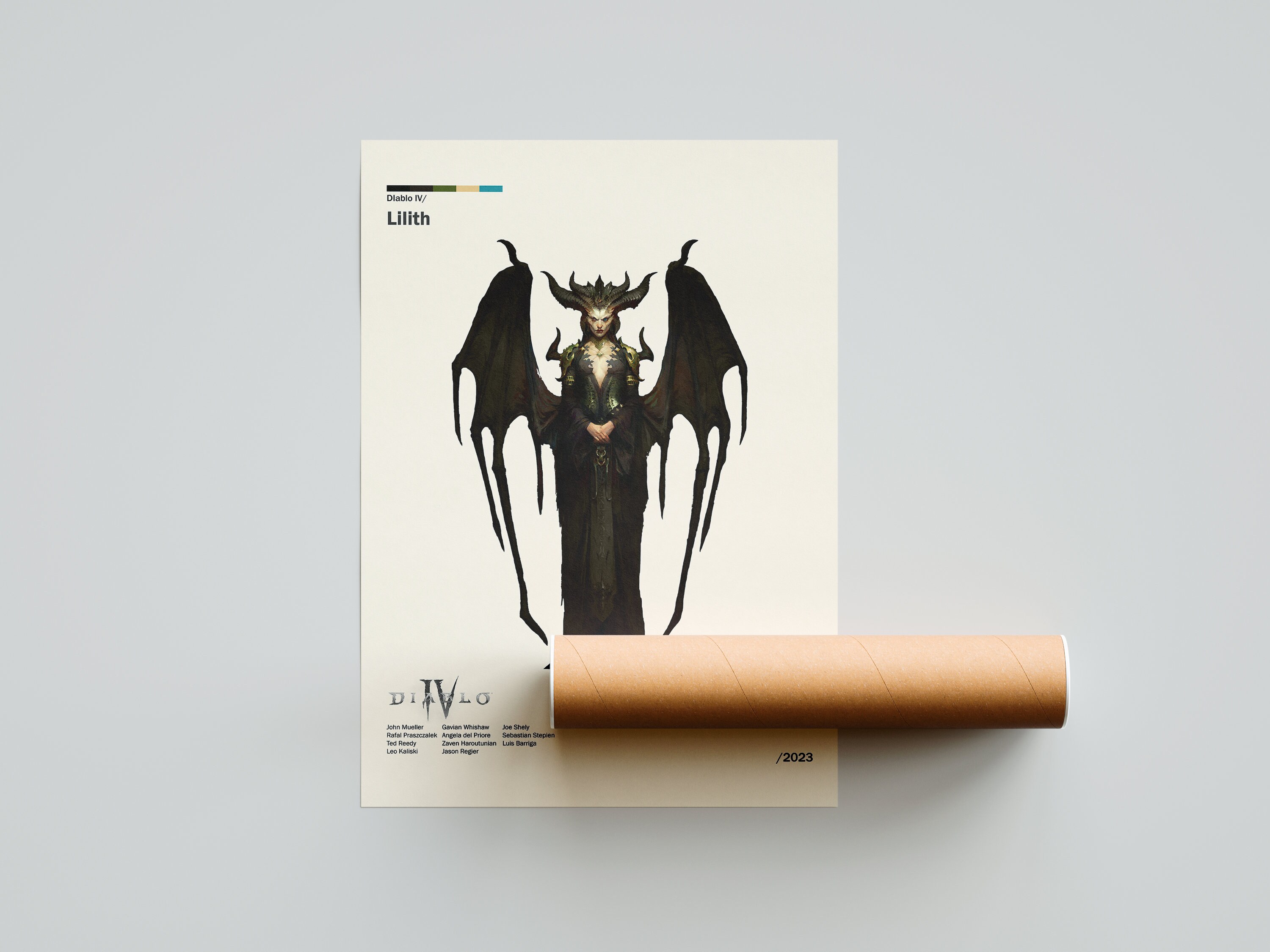 Lilith Diablo IV Minimal Poster - Etsy