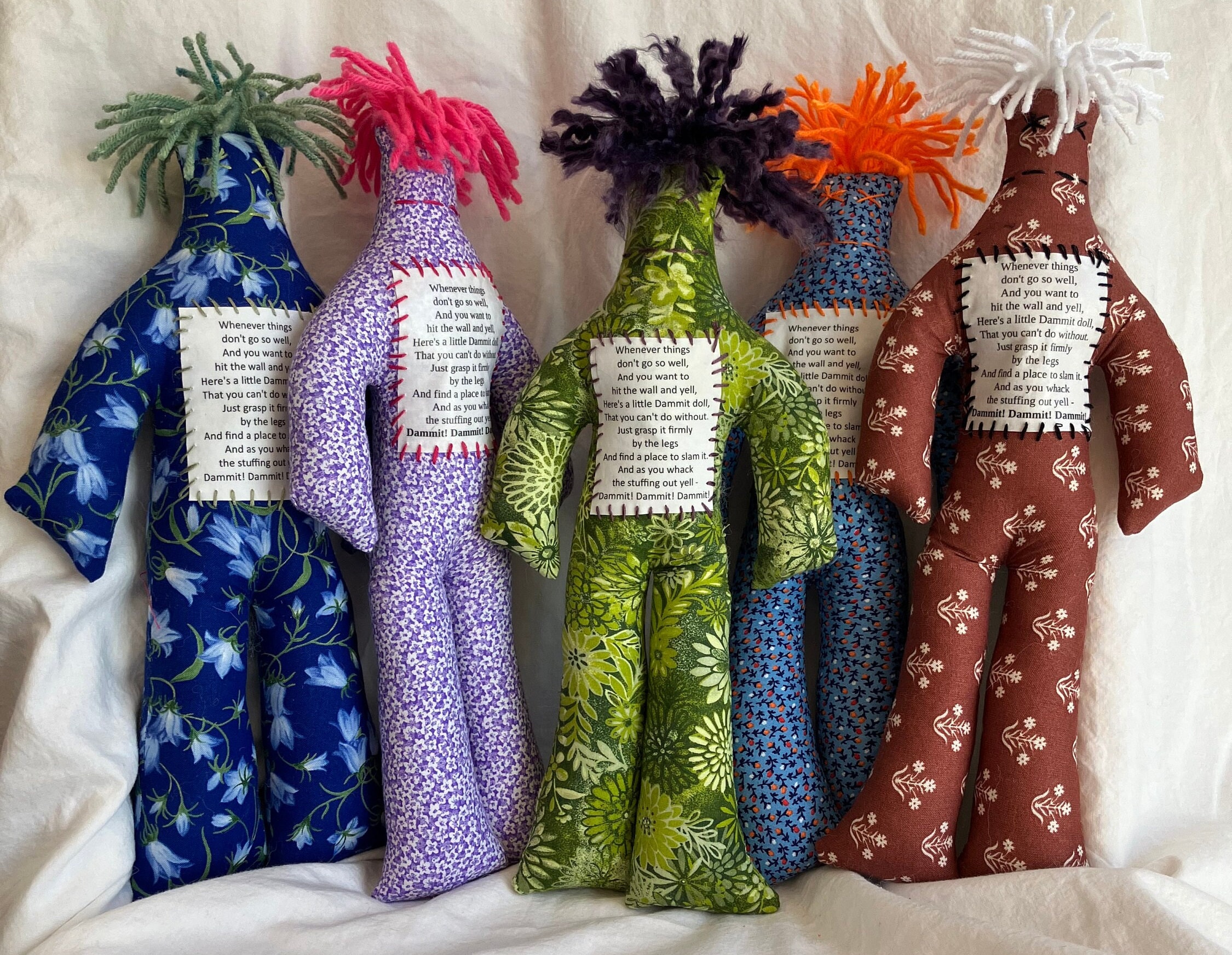 Dammit Dolls Floral Collection - Etsy