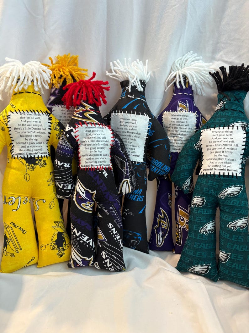 Dammit Dolls - NFL Collection - Etsy
