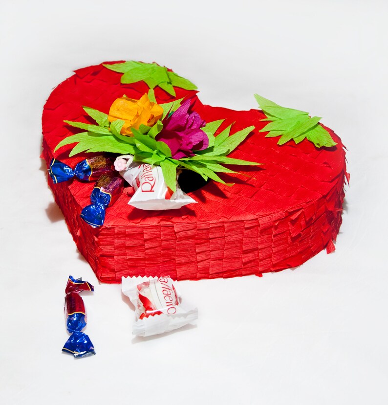 Heart Piñata | Valentine's Day Pinata | Valentine's Day Gift | Wedding ...