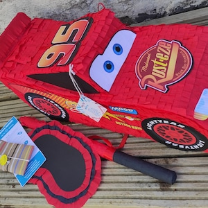 Lightning Mcqueen Pinata | Cars Piniata | Car | Inspired | Birthday ...