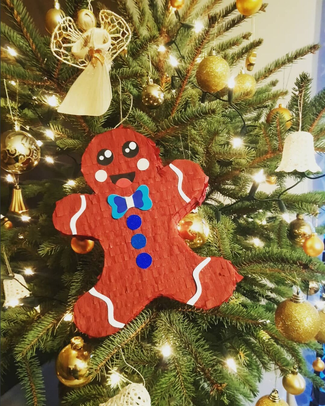 Christmas Pinata Gingerbread Man Pinata Pinata for Christmas Christmas ...