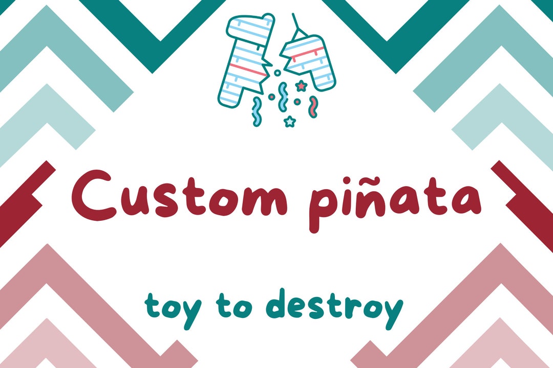 Custom Pinata | Bespoken Piñata | Piñata for Birthday | Gift Pinata ...