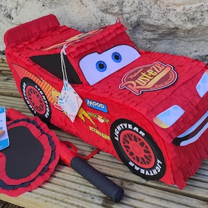 Lightning Mcqueen Pinata | Cars Piniata | Car | Inspired | Birthday ...