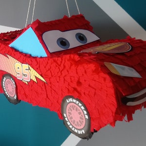 Lightning Mcqueen Pinata | Cars Piniata | Car | Inspired | Birthday ...