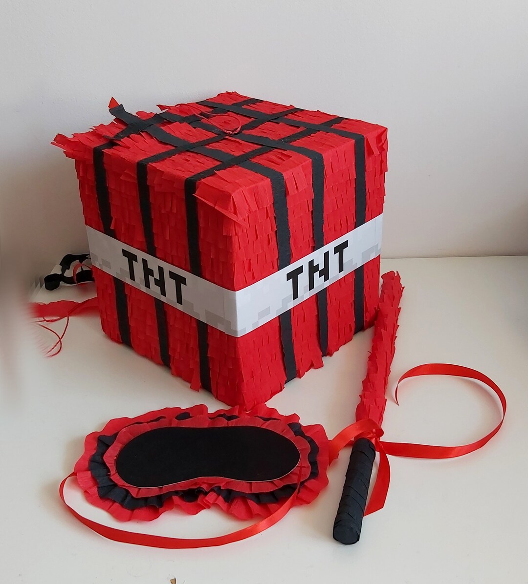 Pinata TNT Pinata Minecraft Piniata pour anniversaire Soirée à thème ...
