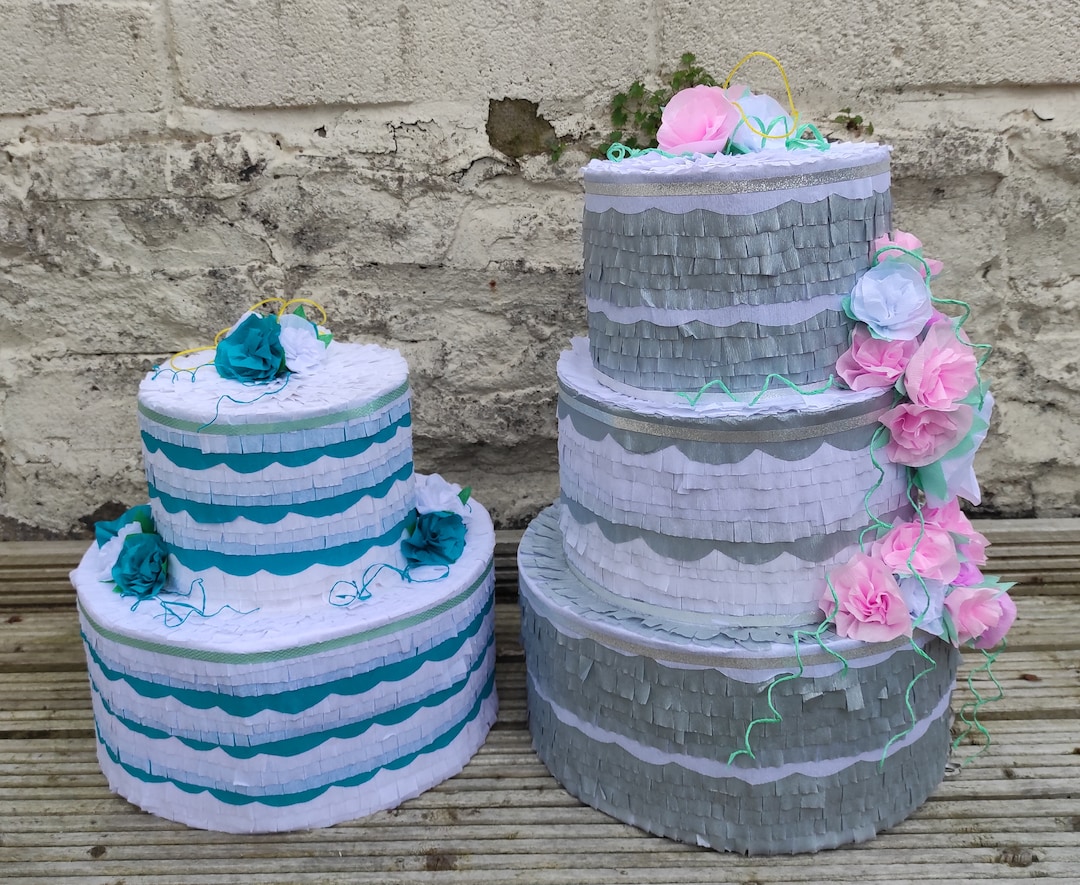 Piñata de Boda / Pastel de Piñata / Pastel de Boda de Piñata / Regalo ...