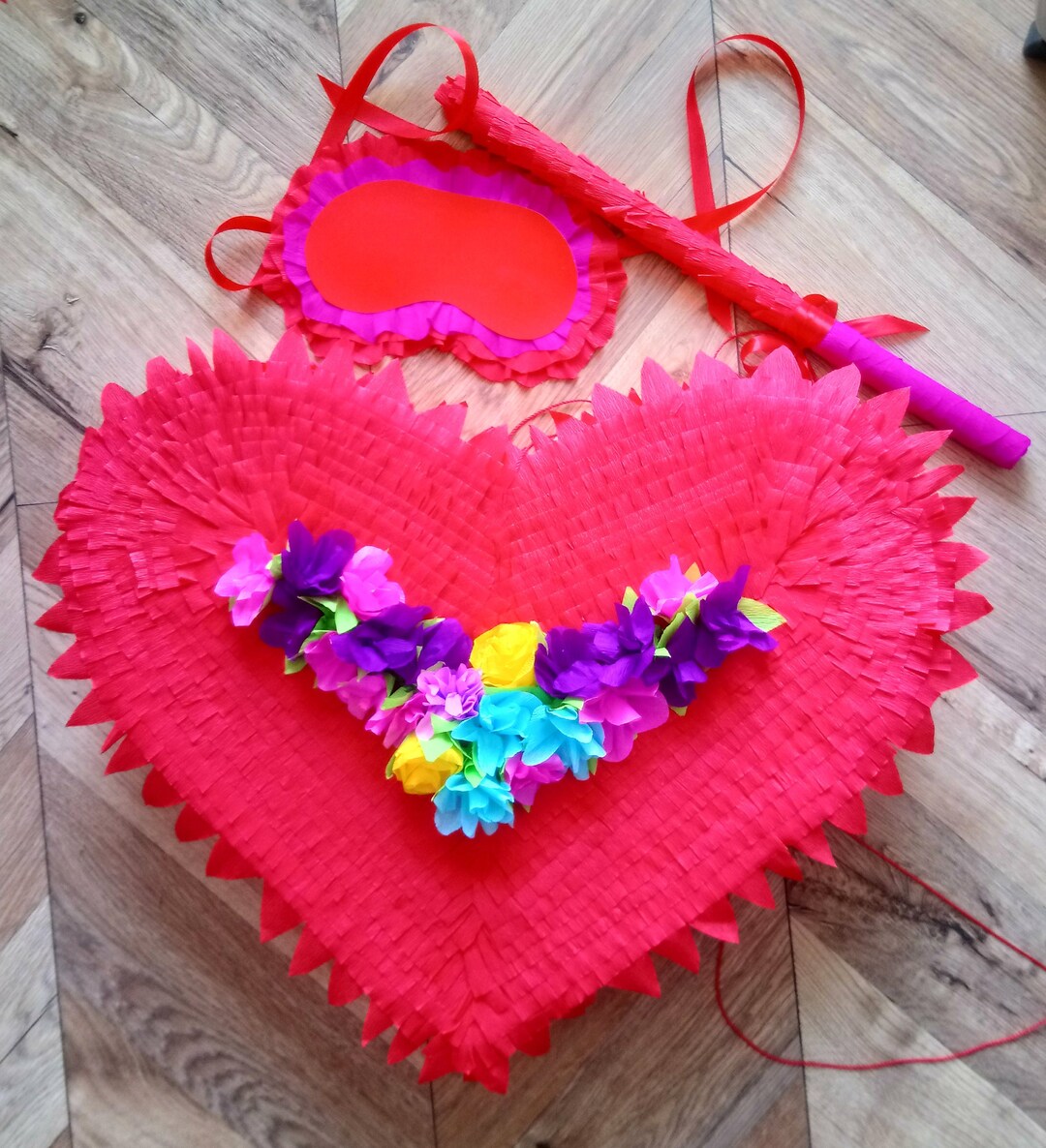 Heart Piñata | Valentine's Day Pinata | Valentine's Day Gift | Wedding ...