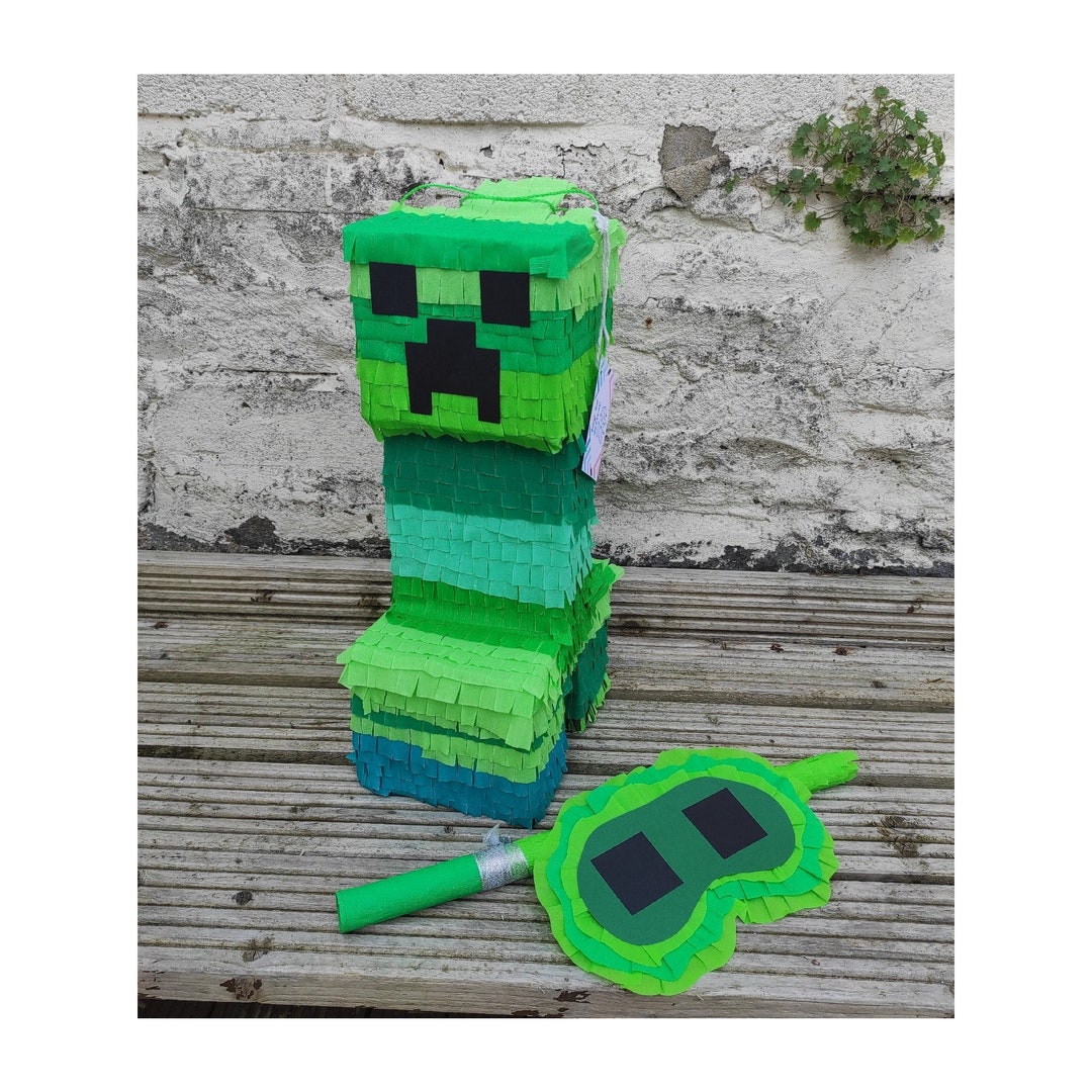 Creeper Pinata | Minecraft Inspired Piniata | Minecraft Theme Party ...