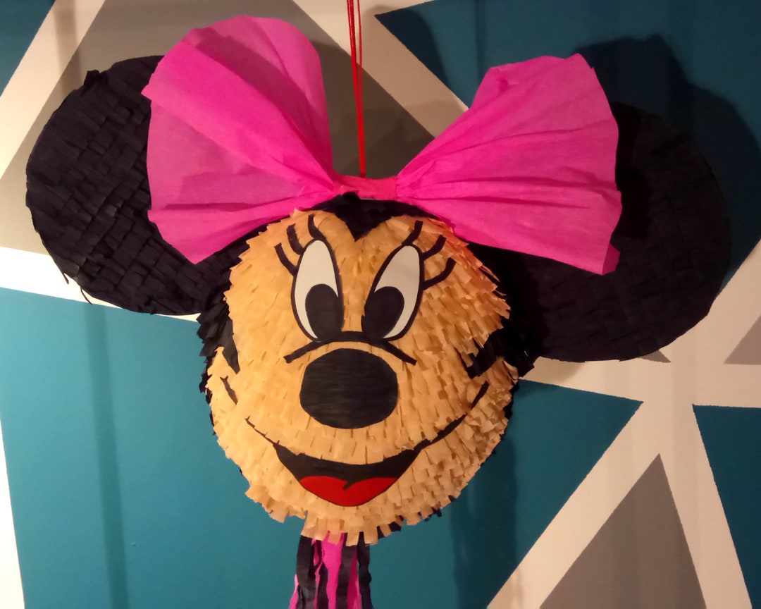 Minnie Mouse Pinata Piniata Minnie Inspired Gift for Girl Girl Party ...