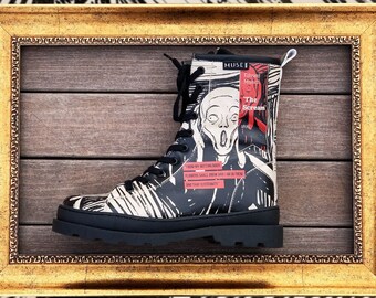 Scream Custom Shoes - Etsy