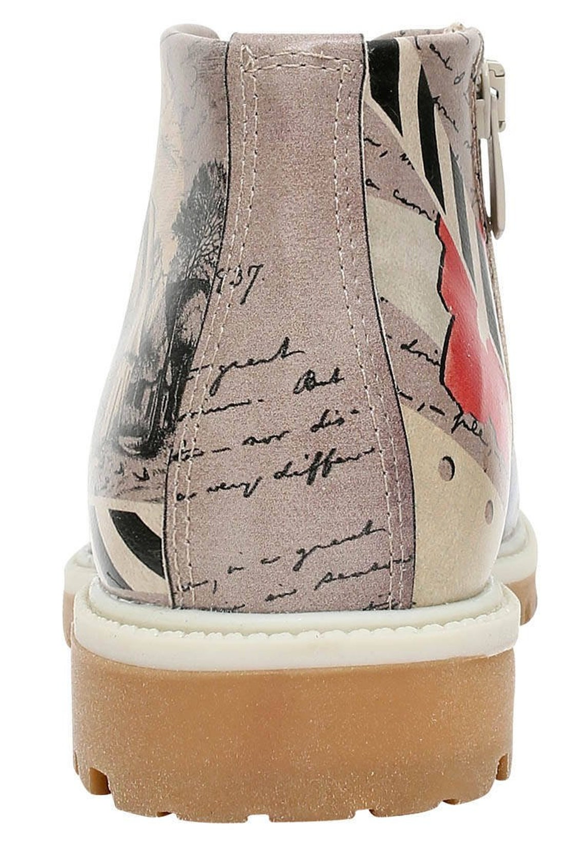 DOGO Shortcut Boots Reimagine Beige Ankle Boots Custom - Etsy