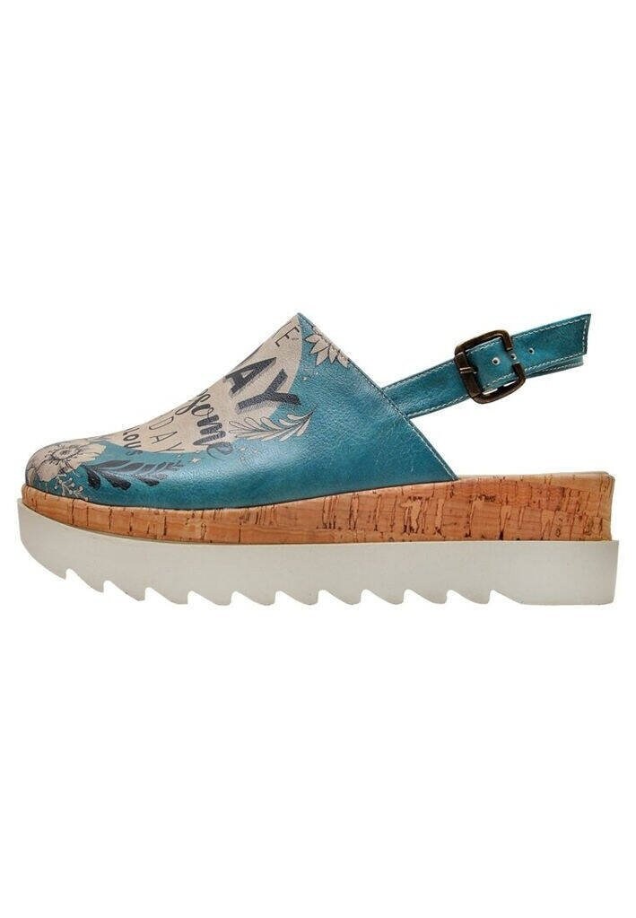 DOGO, Platform Sandals, Summer Shoes, Women's Sandals, Floral Leather ...