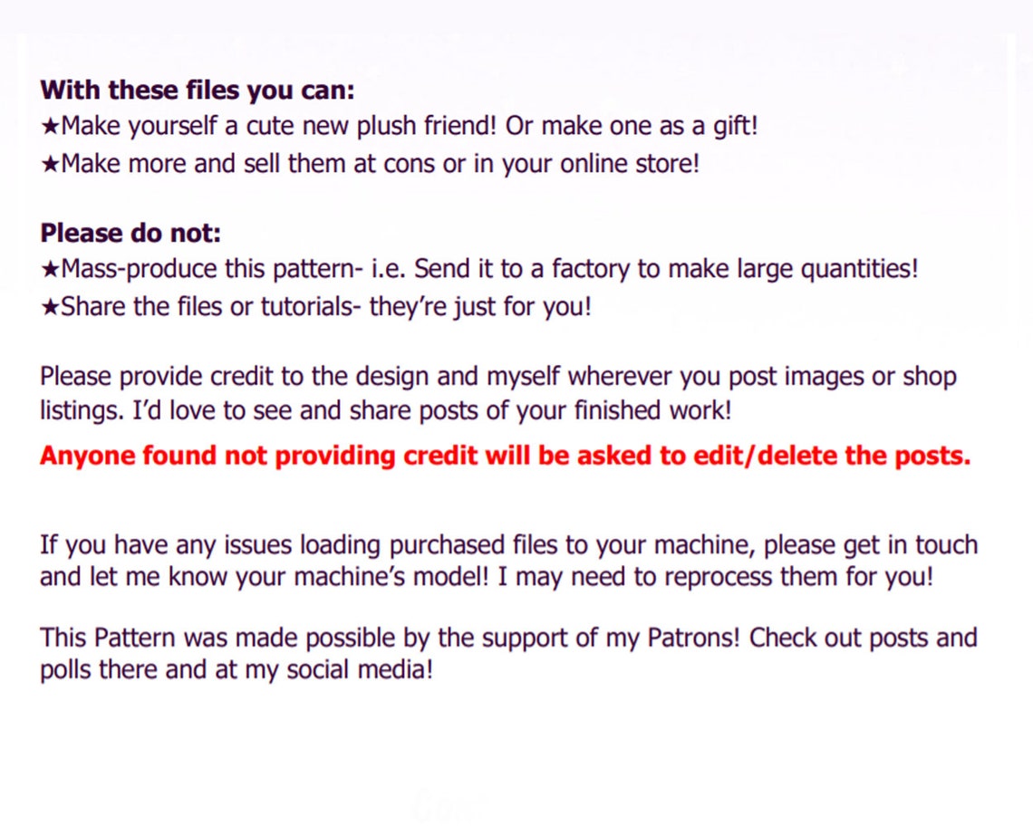 PDF Sewing Pattern Mimikyu Plush ADVANCED - Etsy