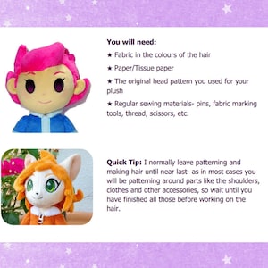 Video Tutorial- Patterning Plush Hair - Etsy