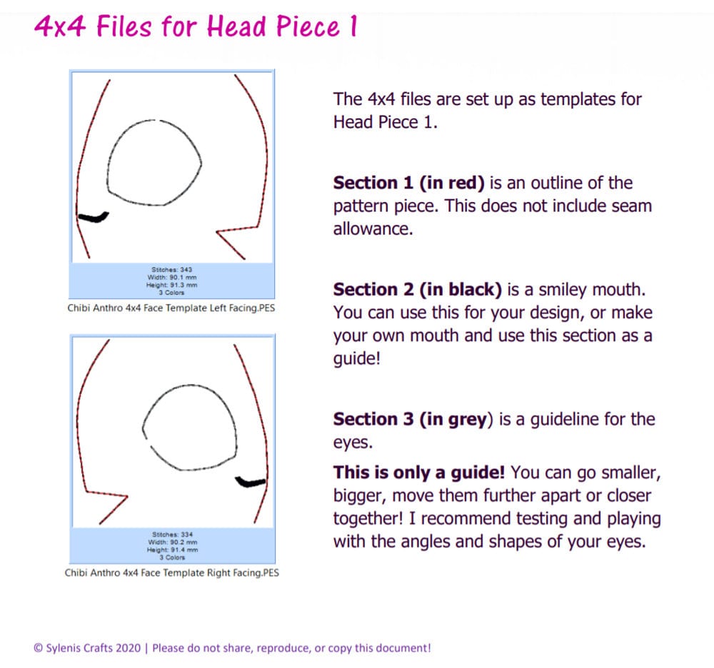 PDF Sewing Pattern Chibi Anthro Plush | Etsy