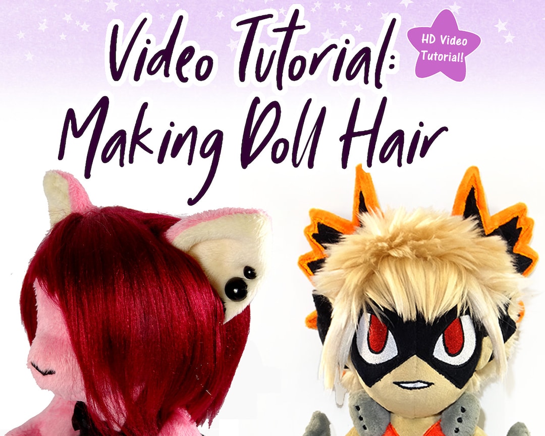 Video Tutorial- Patterning Plush Hair - Etsy