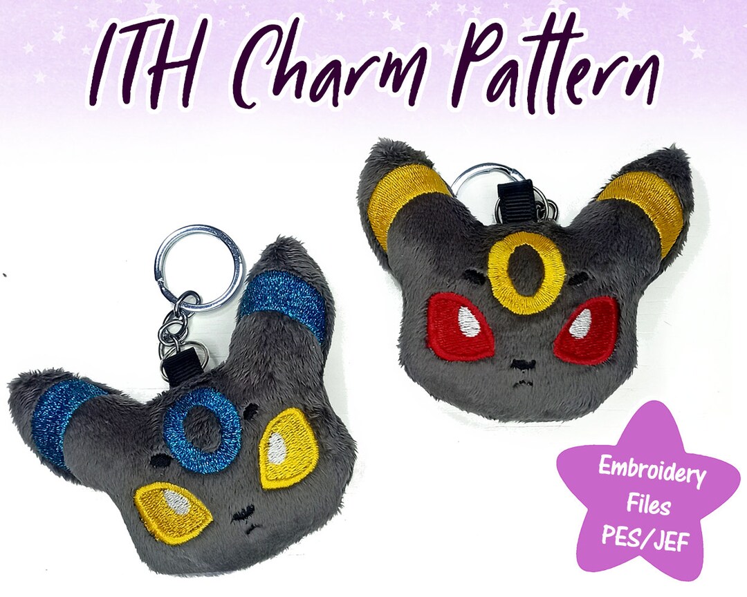 ITH Embroidery Pattern Umbreon Charms - Etsy