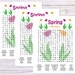Set of 2 Spring Word Games, Word Search, Word Scramble, Spring Party ...