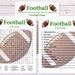 Set of 3 Football Games, Word Search, Word Scramble, Anagram, Football ...