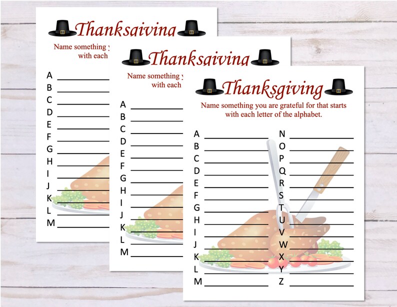 Set of 6 Thanksgiving Games Word Search Word Scramble - Etsy