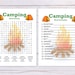 Set of 2 Camping Word Games, Word Search and Word Scramble, Camping ...