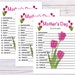Set of 3 Mother's Day Word Games, Word Search, Word Scramble, Anagram ...
