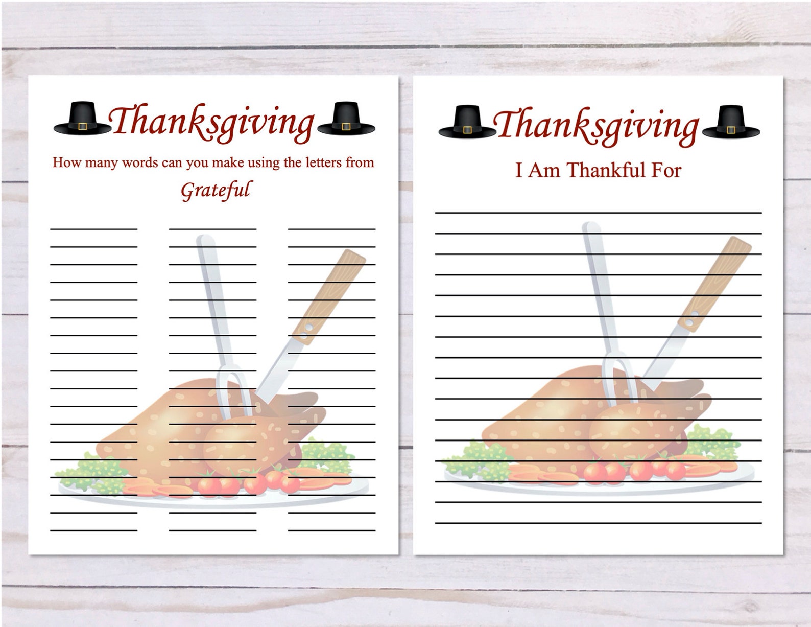 12 Thanksgiving Games, Word Search, Word Scramble, Anagram, Scavenger ...