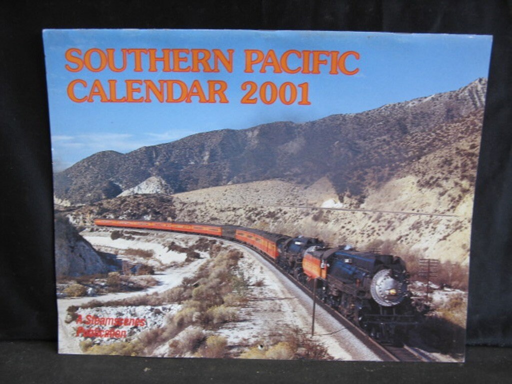 Home & Living Wall Decor Steamscenes Southern Pacific Calendar 2001 ...