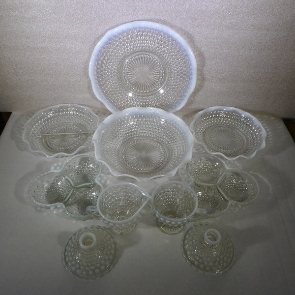 Moonstone Hobnail - Etsy