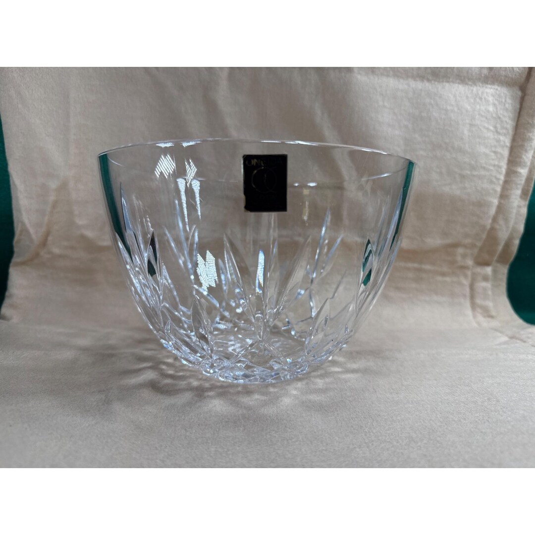 Oneida Lead Crystal Cut Glass Bowl 7.5 Inch | Hand Cut & Blown Korea ...