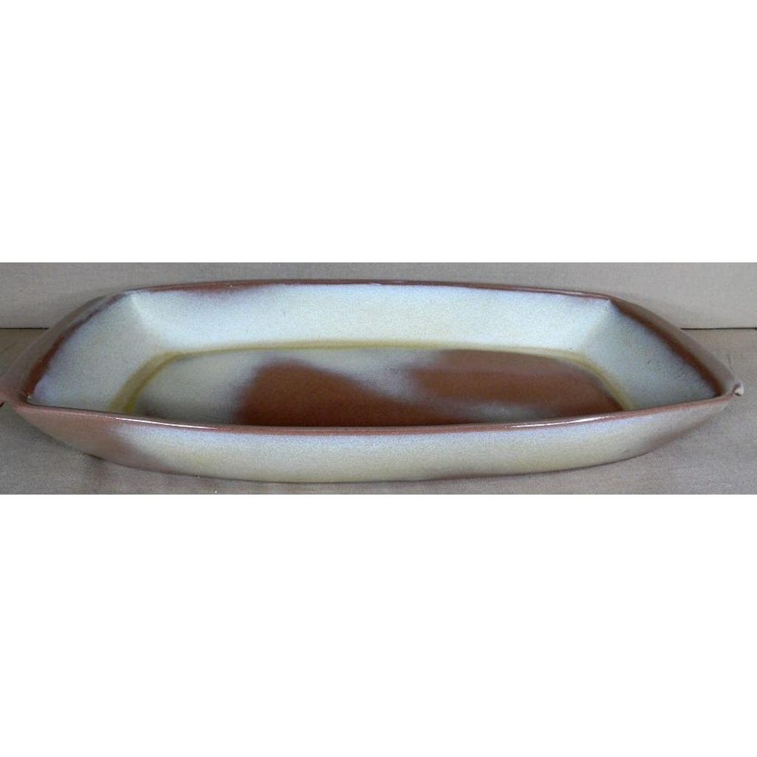 Vintage Frankoma Pottery Plainsman Desert Gold/brown Rectangle Serving Dish 5Q - Etsy