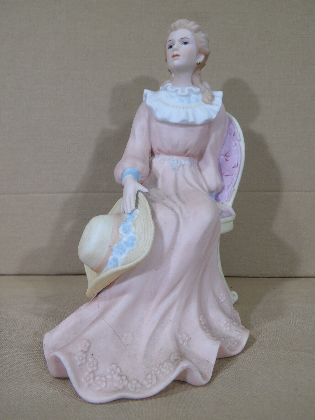 Homco Courtney's Dream Victorian Lady 1439 Porcelain Figurine Small ...