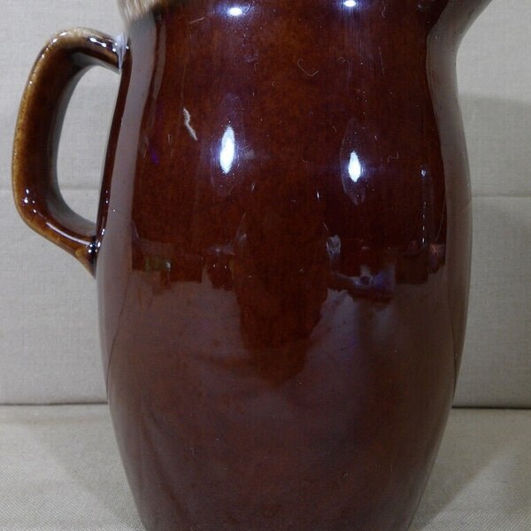 Brown Drip Pottery - Etsy