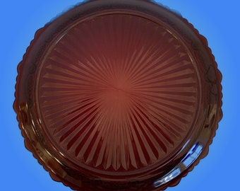 Avon Ruby Red Cape Cod Collection 10 3/4 Dinner Plate - Etsy