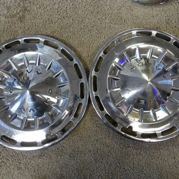 Chevy Hubcaps - Etsy