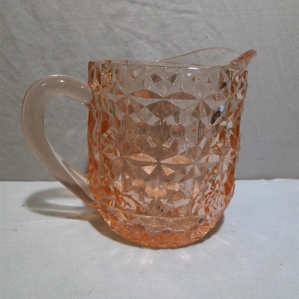 Pink Glass Pitcher - Etsy