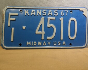 1974 Kansas Car Tag License Plate DK Z-102 Dickinson County - Etsy