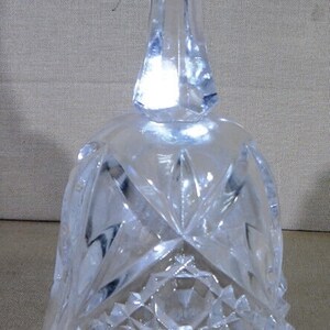 Vintage Lead Crystal Bell ECHT BLEIKRISTALL Germany Bird Design-pretty ...