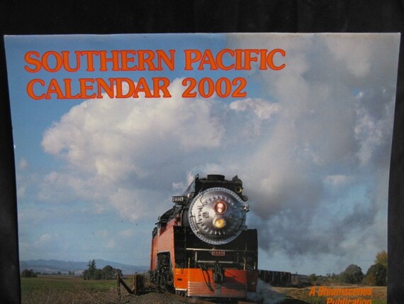 Home & Living Wall Decor Steamscenes Southern Pacific Calendar 2001 ...