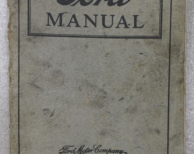 Vintage Original 1926 Ford Owners Operators Manual for Cars & Trucks - Etsy