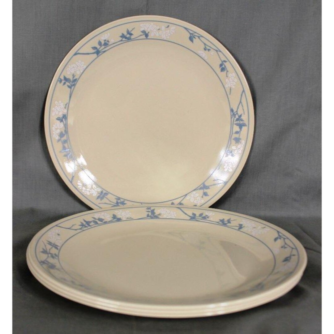 4 Corning Corelle "first of Spring" Pattern Dinner Plates Retired ...