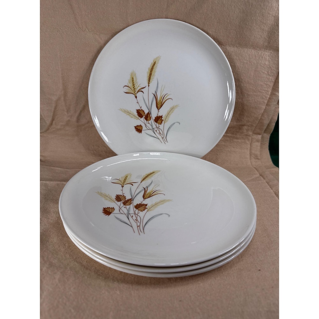 4 Taylor Smith Taylor Ever Yours Autumn Harvest 10.25" Ovenproof Dinner ...