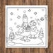 Cozy Christmas Duck Coloring Page – Instant Download - Etsy