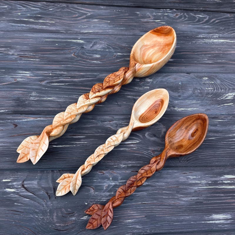 Carved Spoons - Etsy